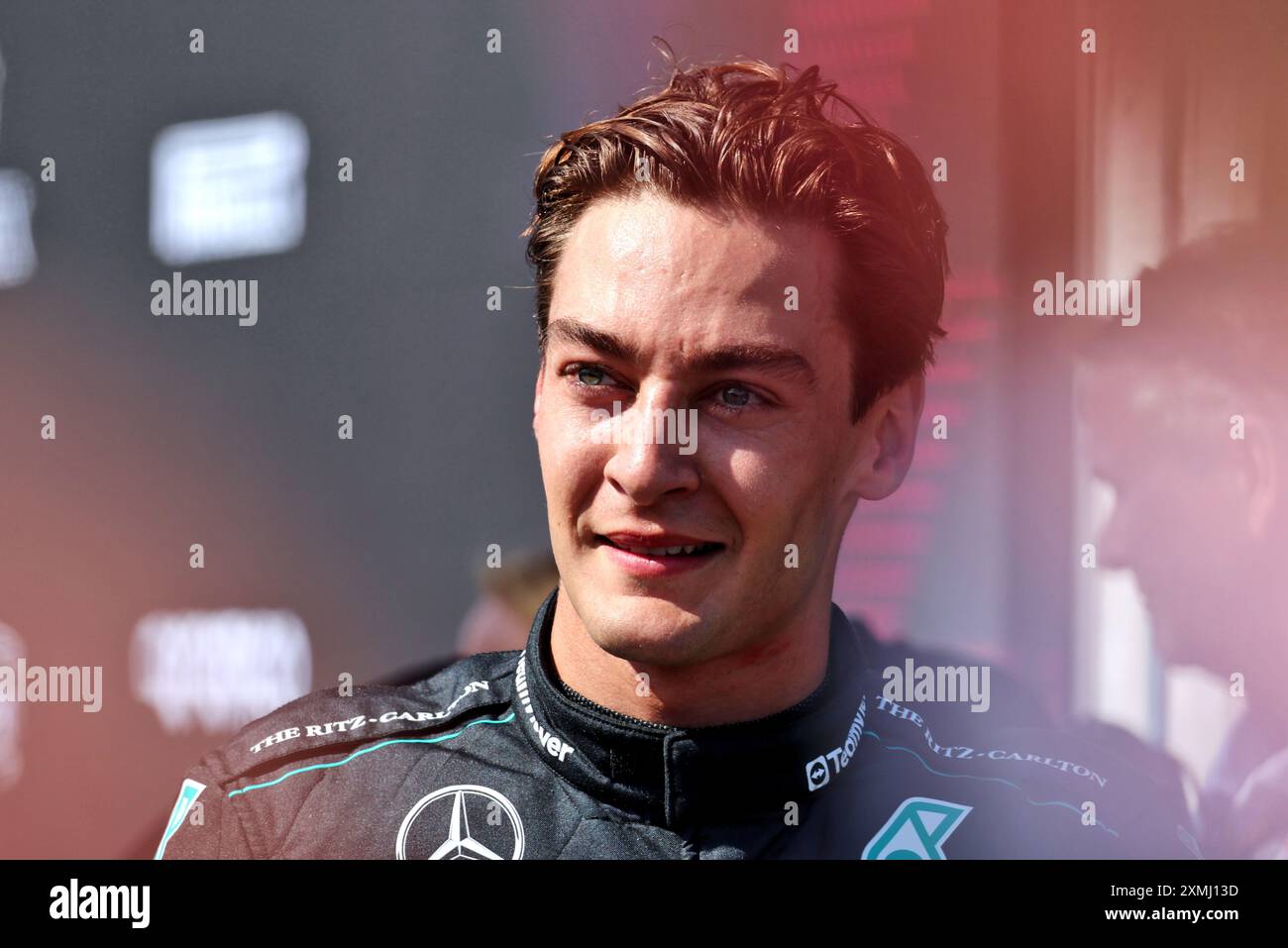 Spa Francorchamps, Belgium. 28th July, 2024. Race winner George Russell ...