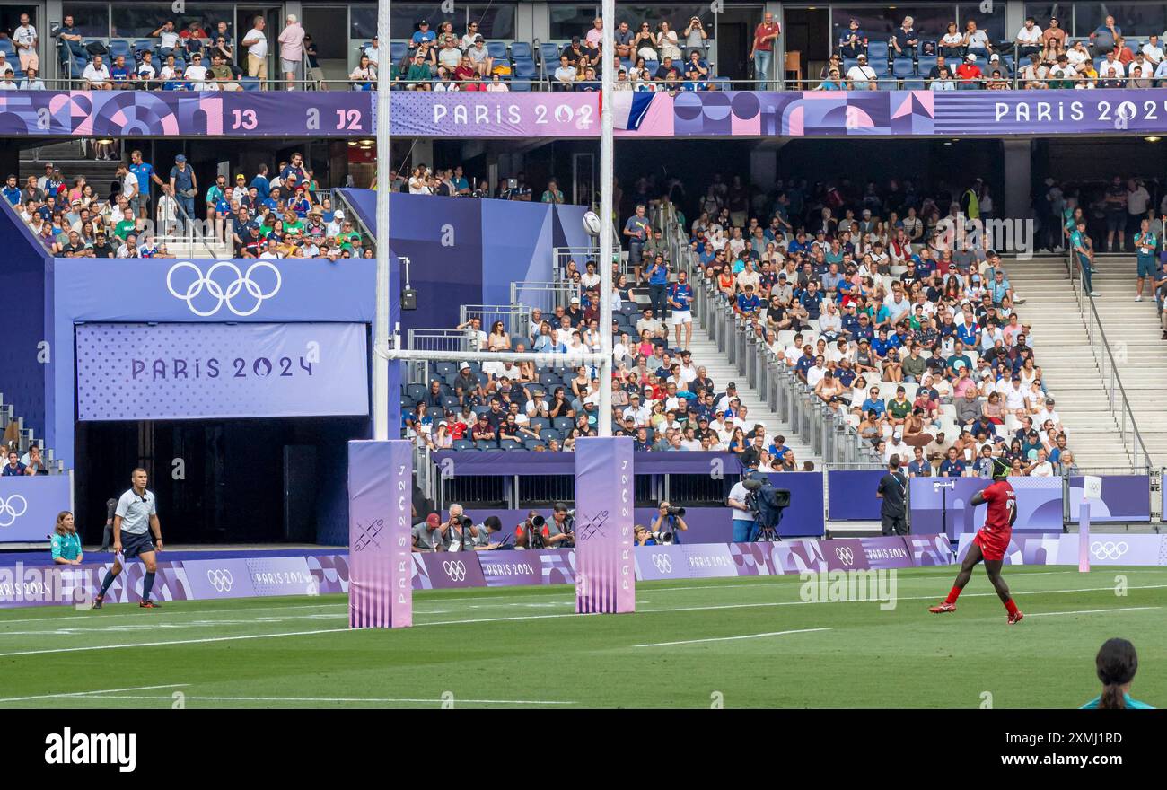 Paris, France - 07 24 2024: Olympic Games Paris 2024. View of the ...