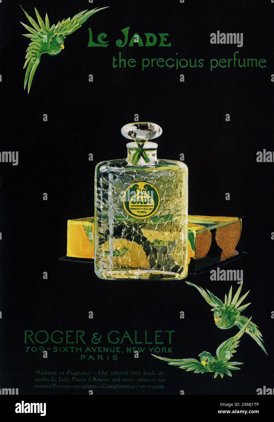 Perfume advertisement vintage paris hi-res stock photography and images ...