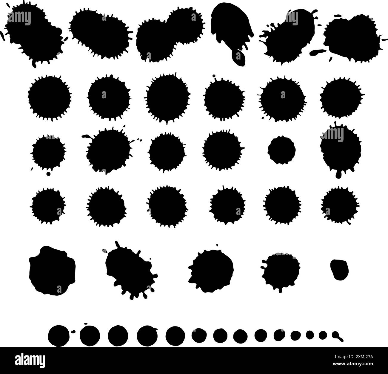 Stains set isolated on white Stock Vector Image & Art - Alamy