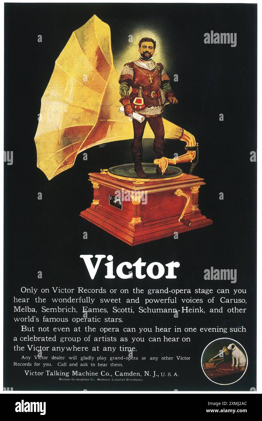 Victor phonograph hi-res stock photography and images - Alamy