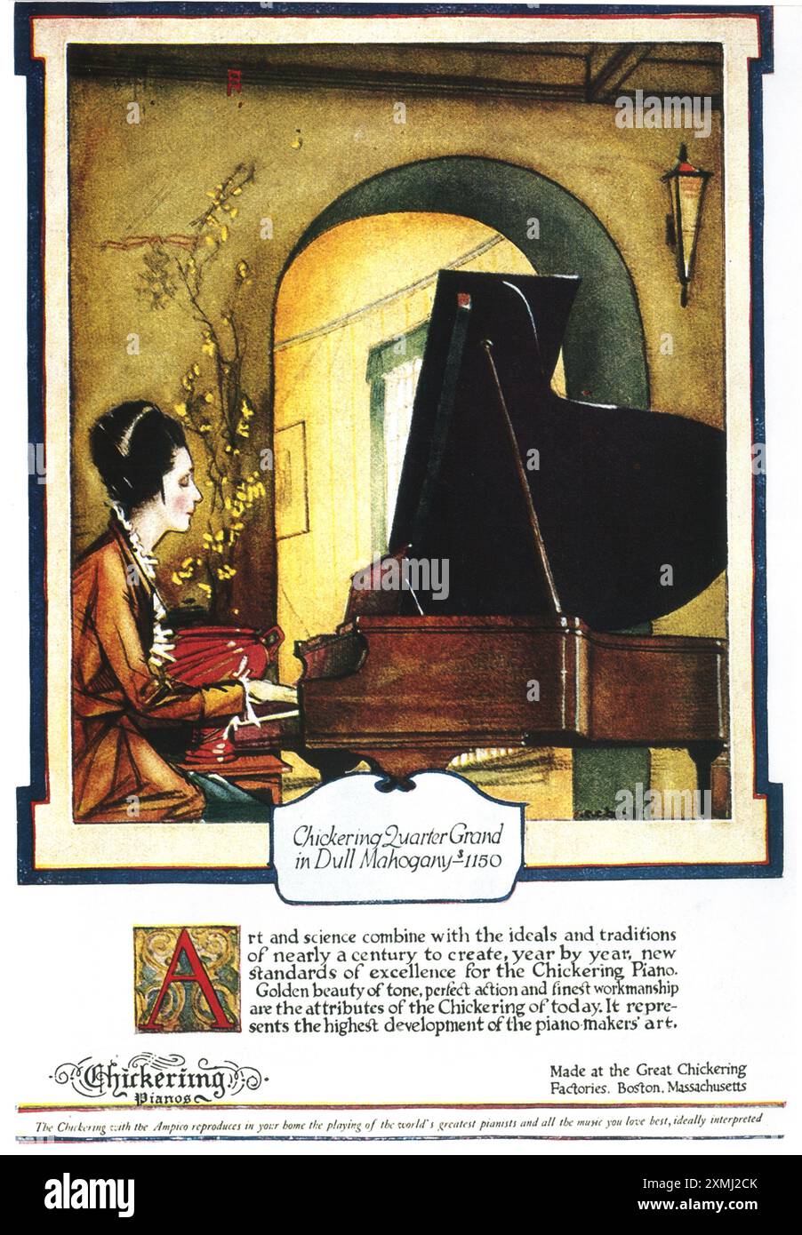 Chickering piano hi-res stock photography and images - Alamy