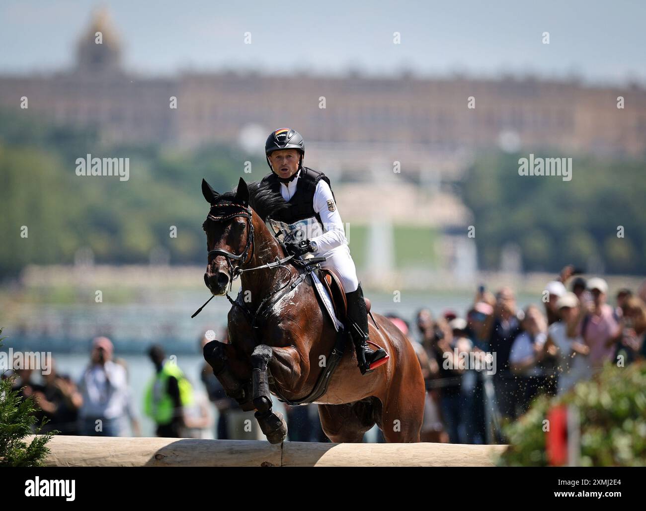 VERSAILLES, FRANCE - JULY 28: Michael Jung of Germany and horse ...