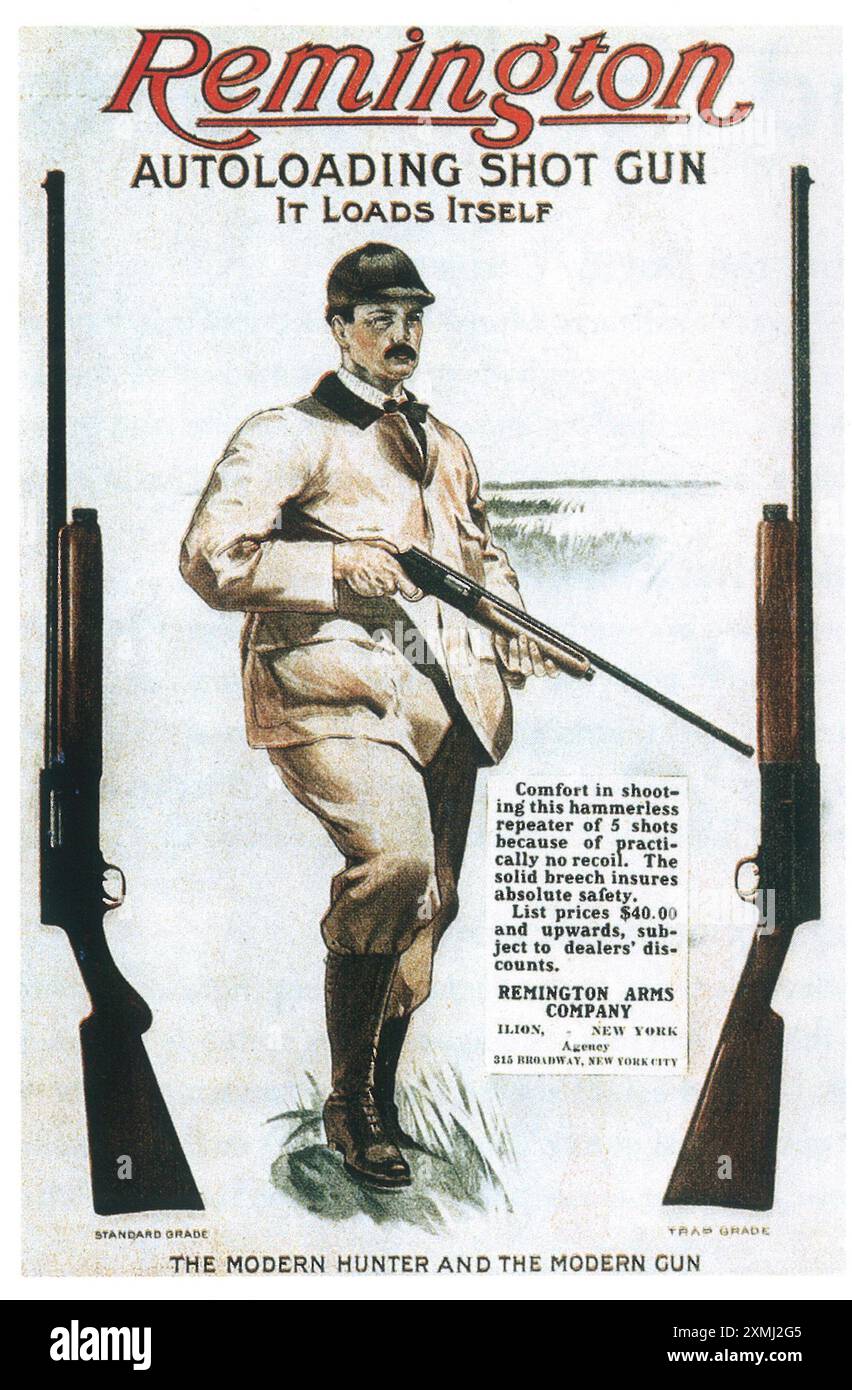 Vintage hunting gun posters hi-res stock photography and images - Alamy