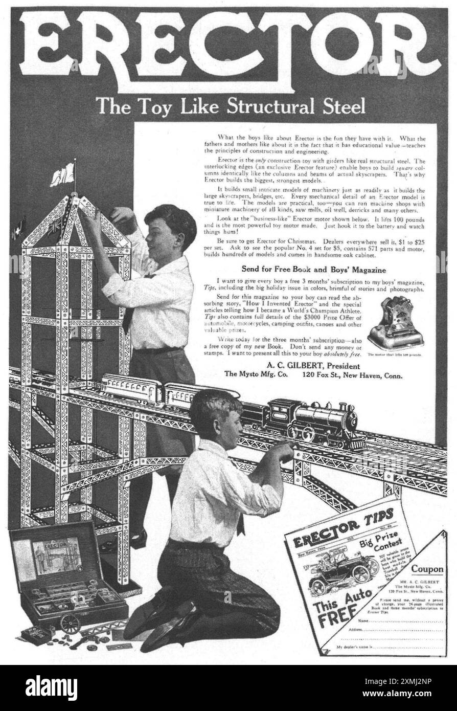 Erector set ad hi-res stock photography and images - Alamy