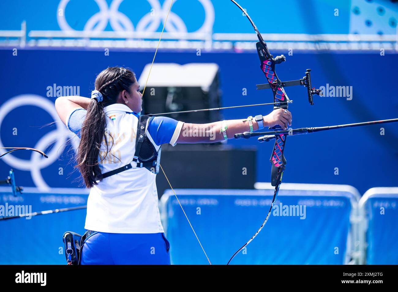 Paris, France. 28th July, 2024. Ankita Bharat (IND), Archery, Women's ...
