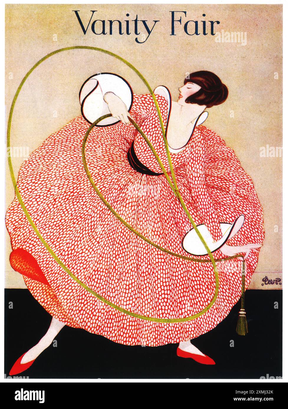 1917 October Vanity Fair Cover with art by George Wolfe Plank Stock ...