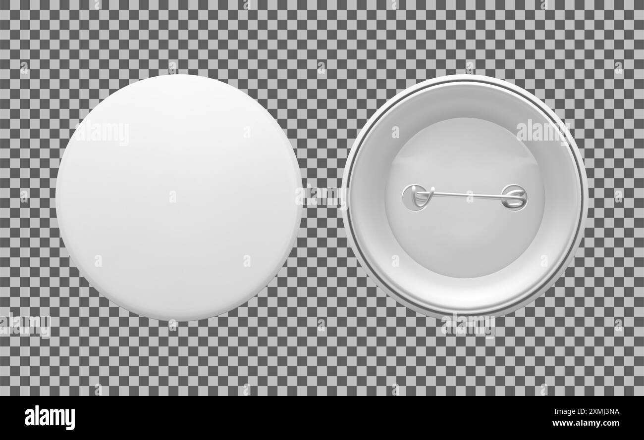 Empty pin badge template Stock Vector Image & Art - Alamy