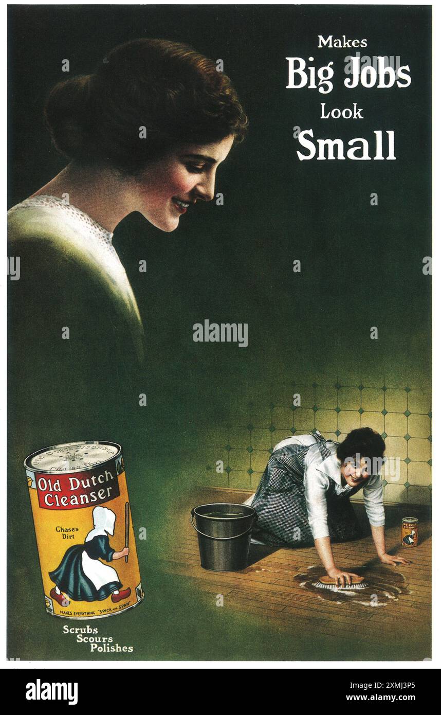Advertisement for old dutch cleanser hi-res stock photography and ...