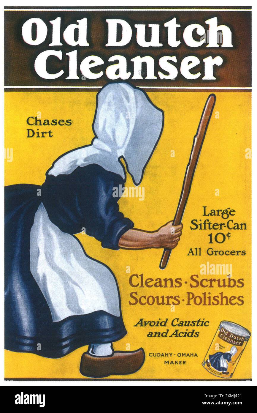 Cleaning products 1900s Cut Out Stock Images & Pictures - Alamy