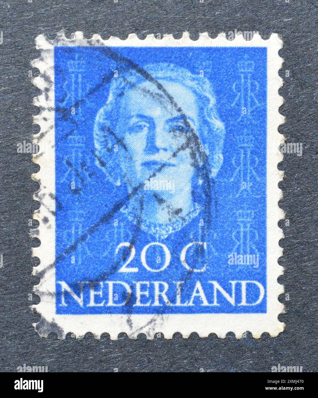 Netherlands - circa 1950 : Cancelled postage stamp printed by ...