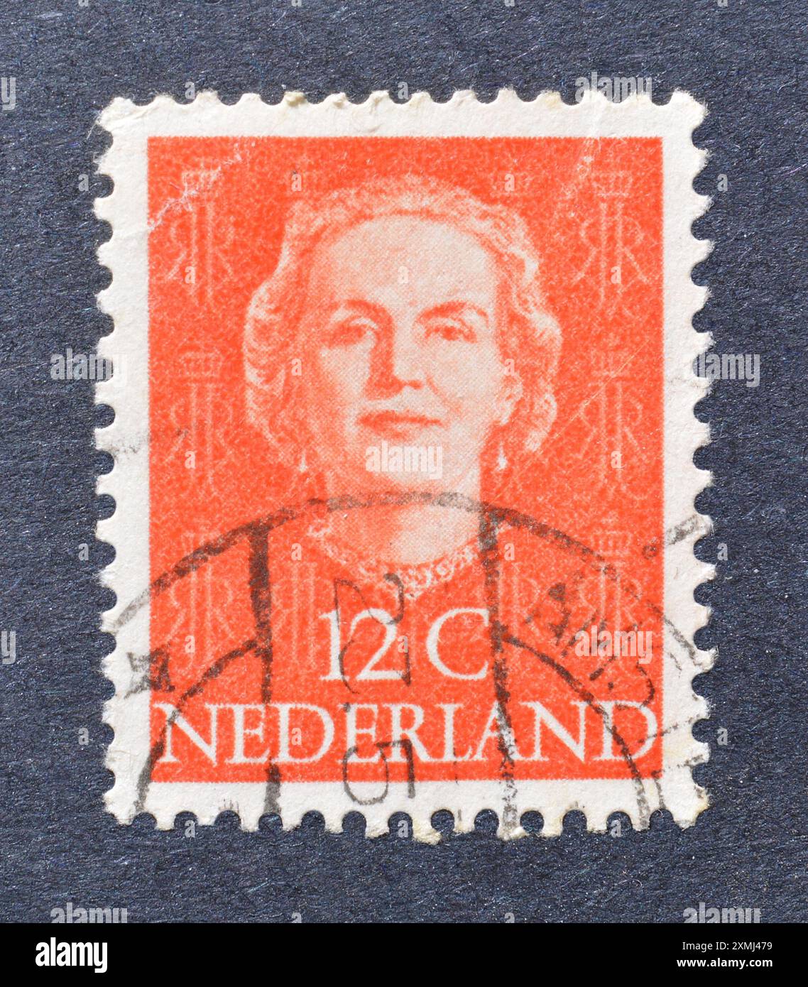 Netherlands - circa 1950 : Cancelled postage stamp printed by ...