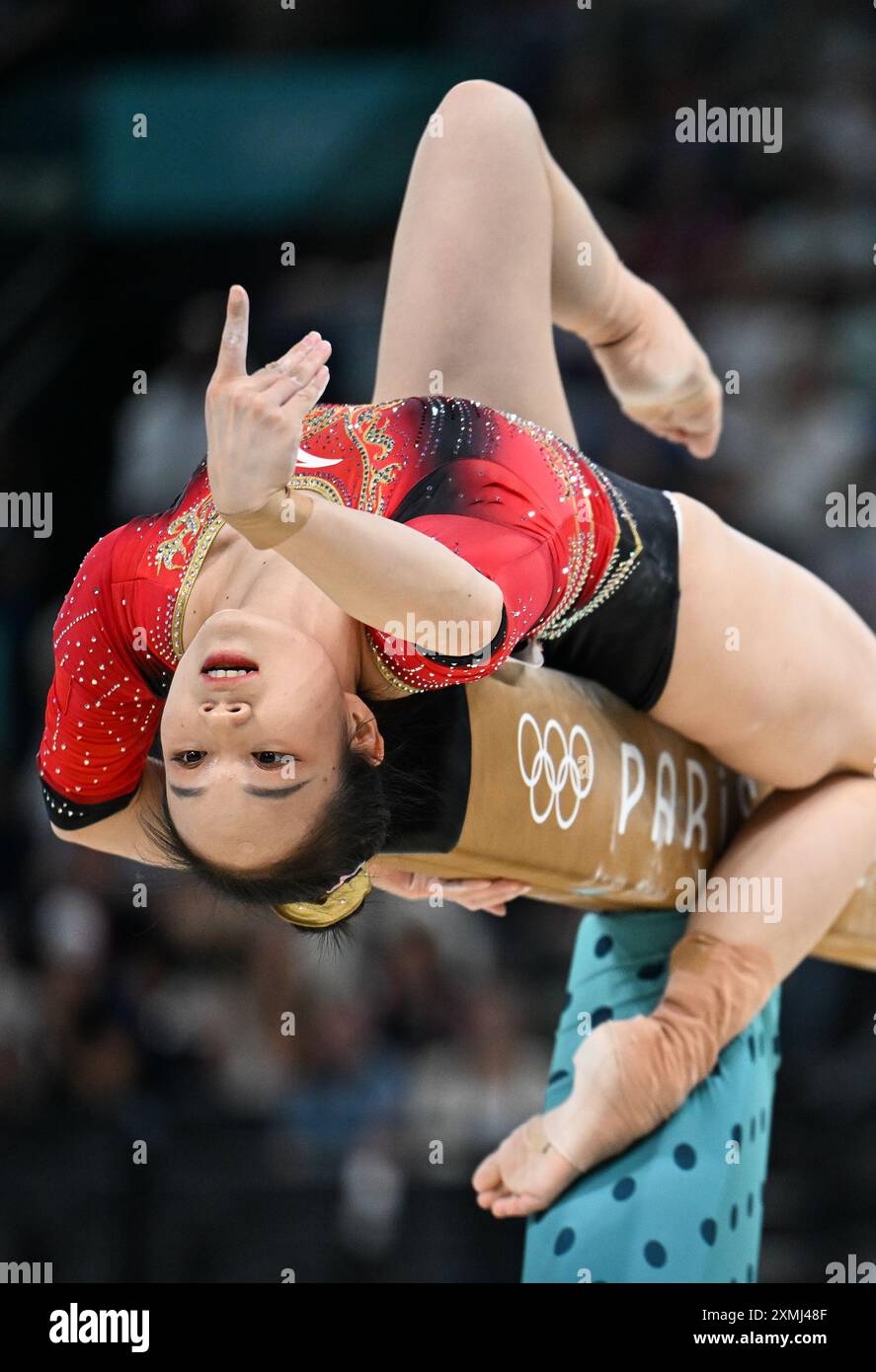 Paris, France. 28th July, 2024. Luo Huan of China competes in the ...