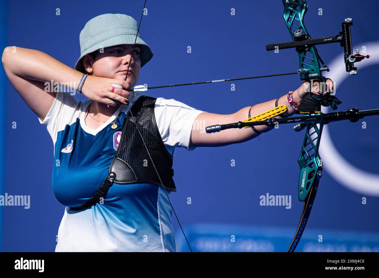 Caroline Lopez (FRA), Archery, Women's Team during the Olympic Games ...