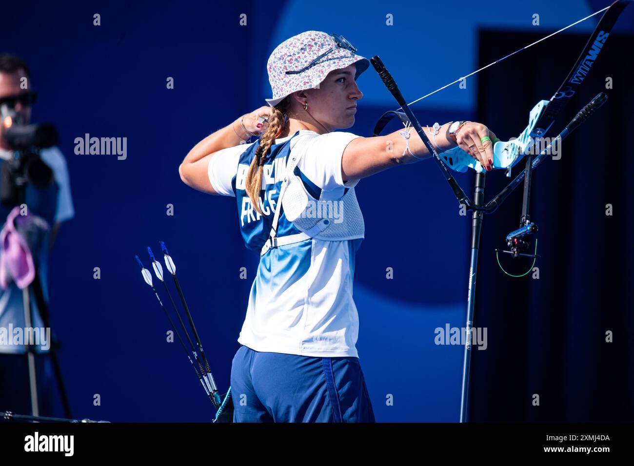 Lisa Barbelin (FRA), Archery, Women's Team during the Olympic Games ...