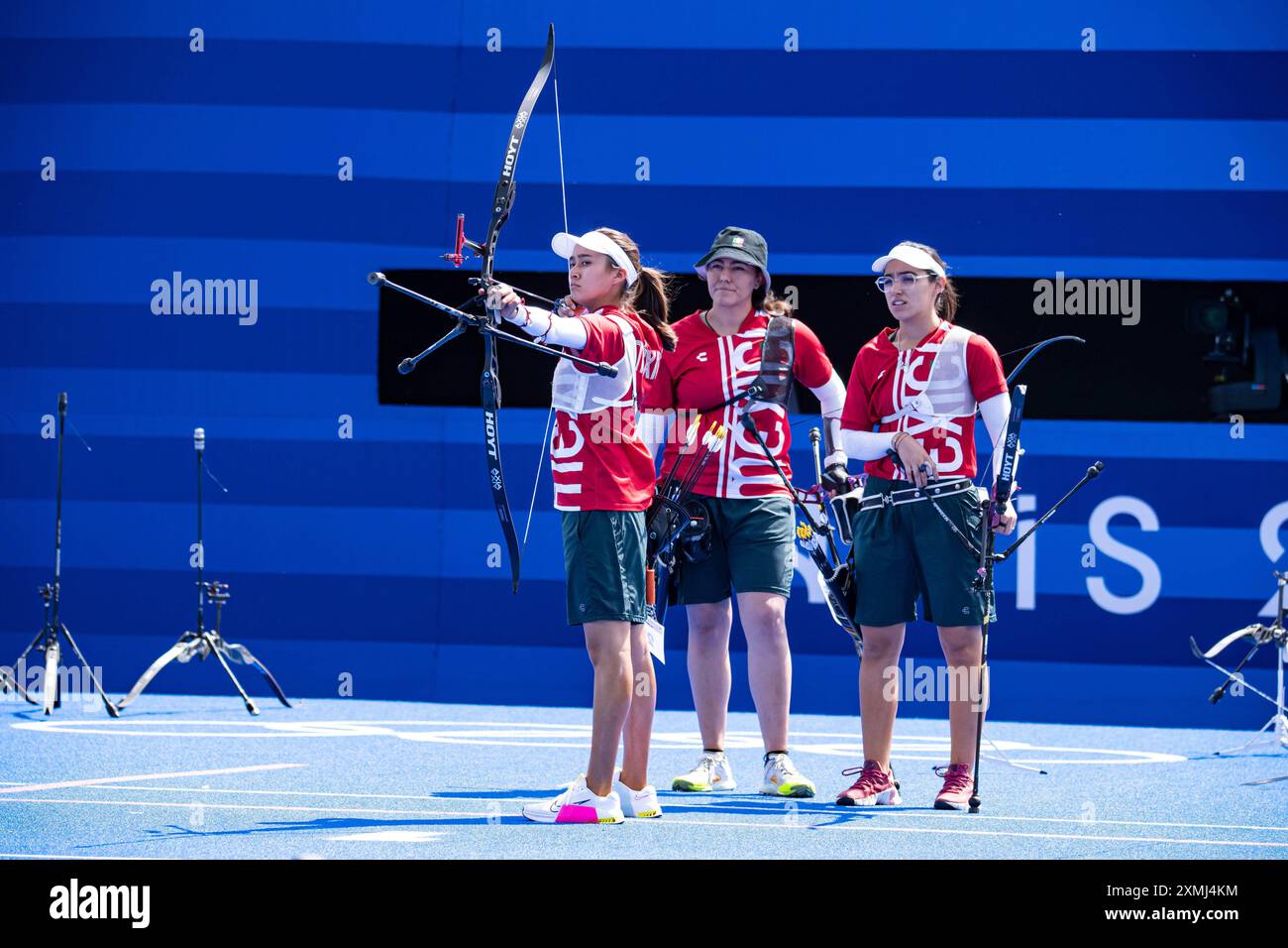 Angela Ruiz (MEX), Archery, Women's Team during the Olympic Games Paris ...