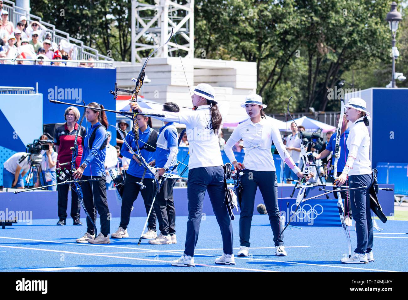 Shiyeon Lim (KOR), Archery, Women's Team during the Olympic Games Paris ...