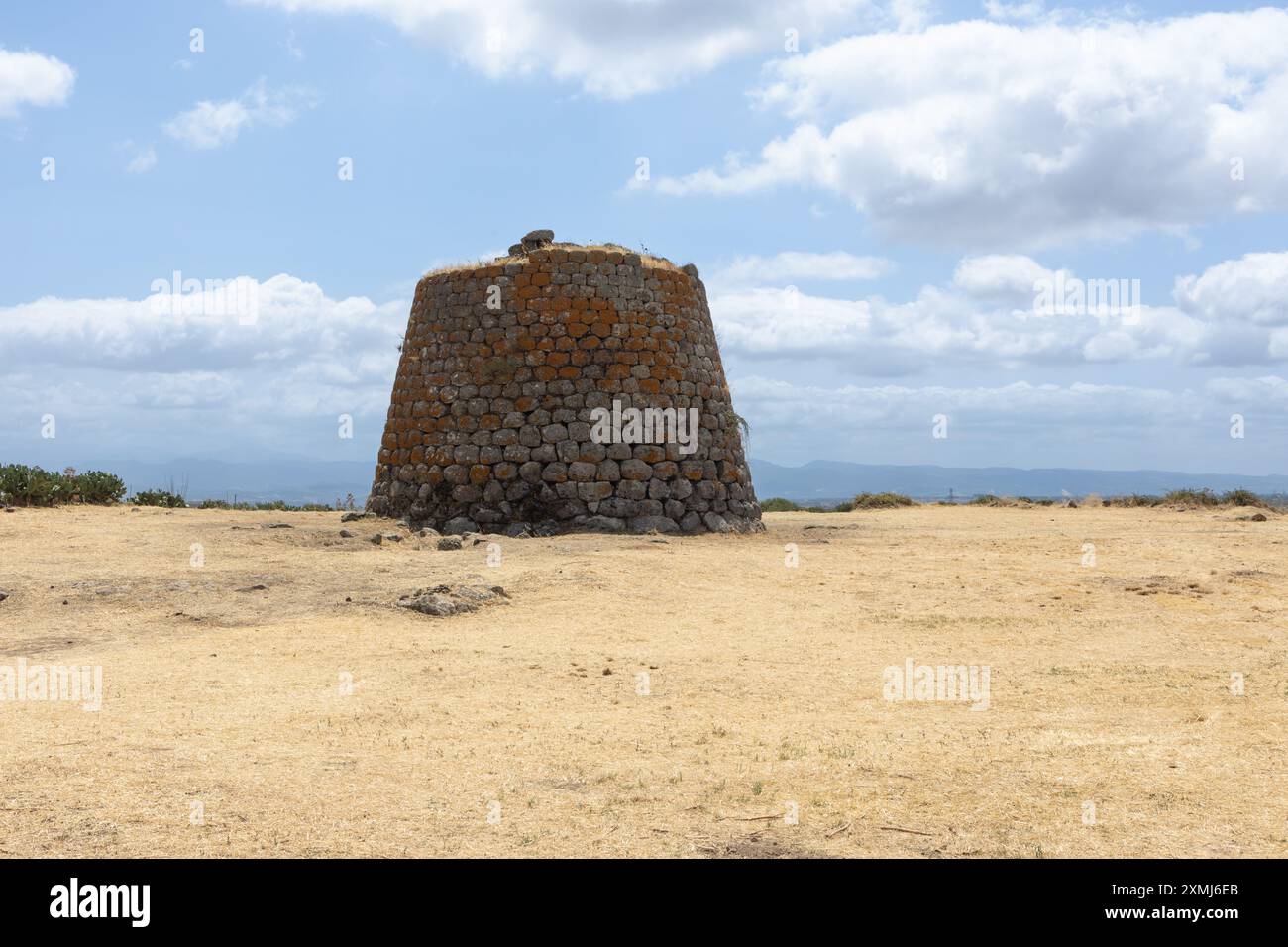 Ancient Nuraghe Tower in Sardinian Landscape Stock Photo - Alamy