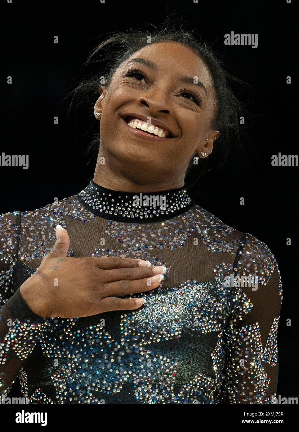 Paris, Ile de France, France. 28th July, 2024. SPO: Team USA gymnast ...