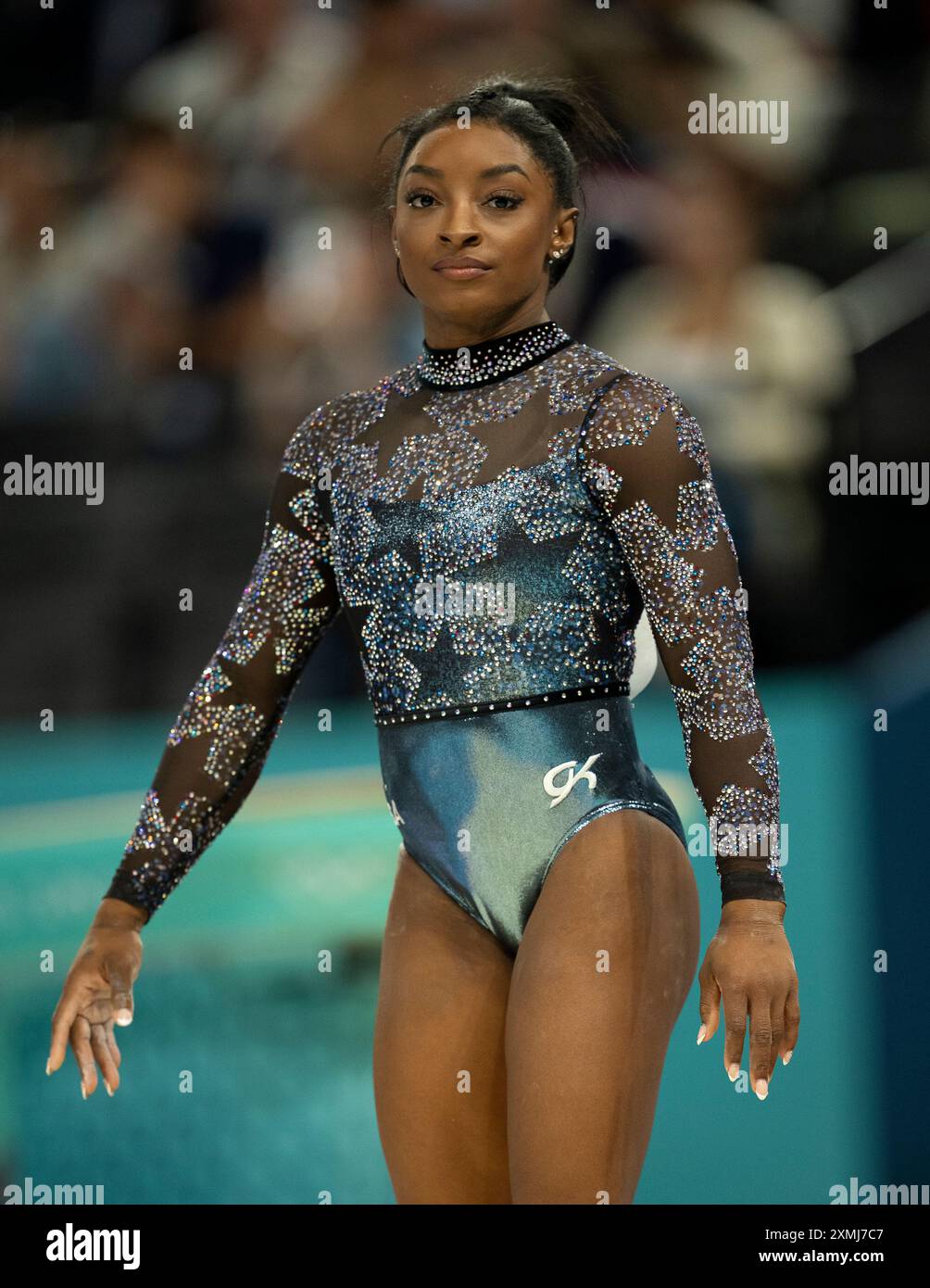 Paris, Ile de France, France. 28th July, 2024. SPO: Team USA gymnast ...