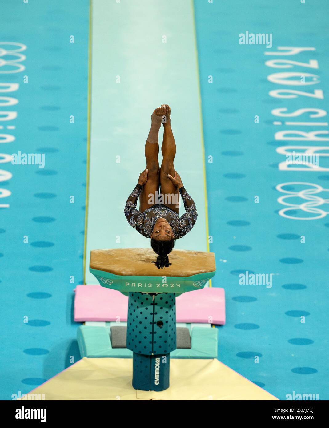 Paris, Ile de France, France. 28th July, 2024. SPO: Team USA gymnast ...