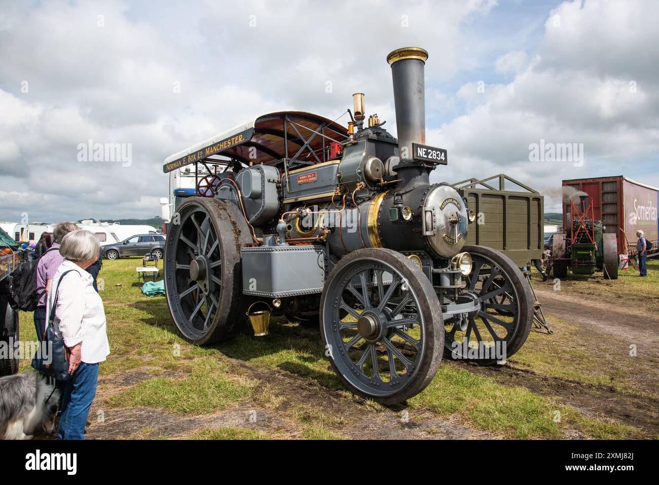 Steam Traction Engine, Cumbria Steam Gathering, Flookburgh, Cumbria ...