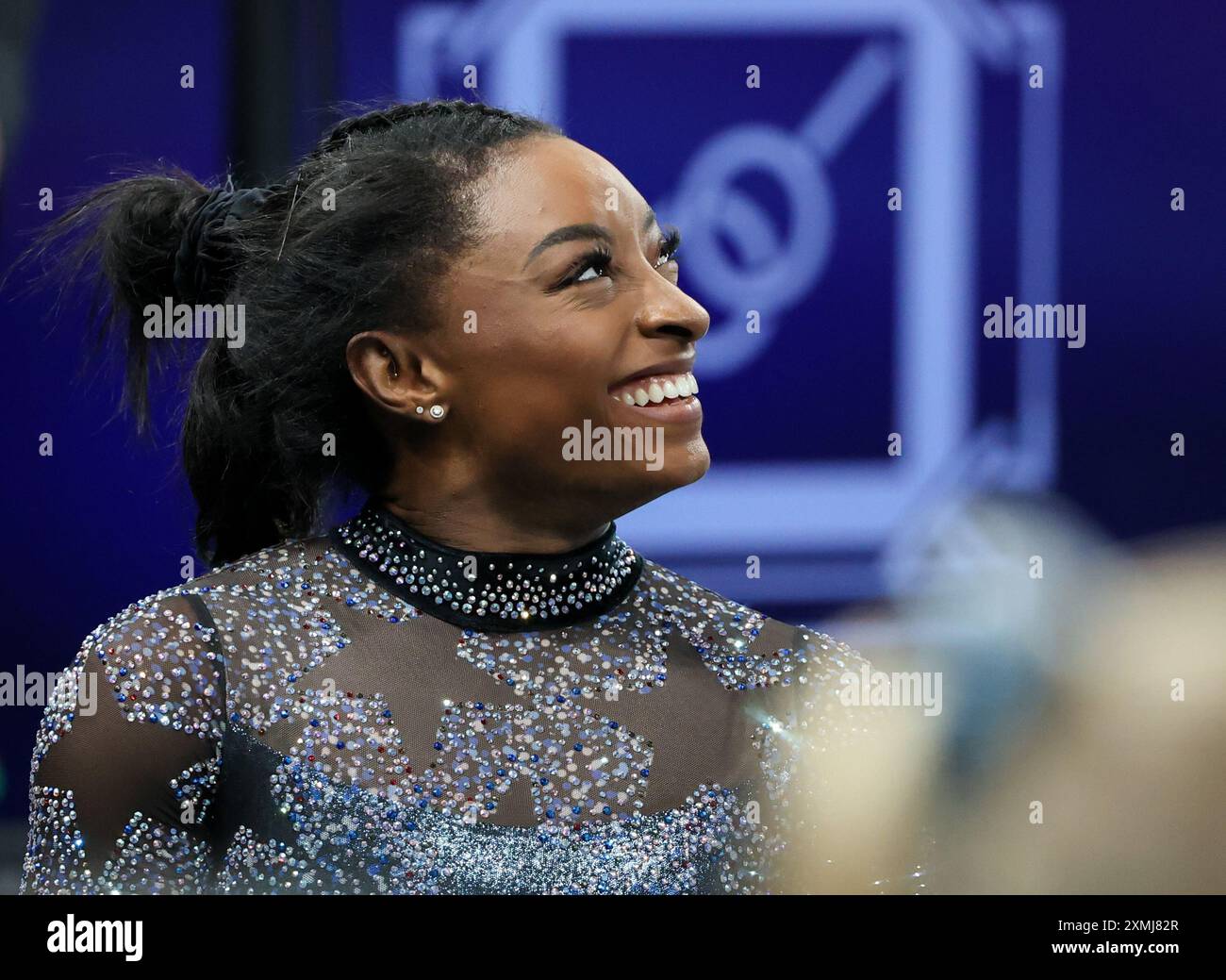 Paris, Ile de France, France. 28th July, 2024. Simone Biles of the ...