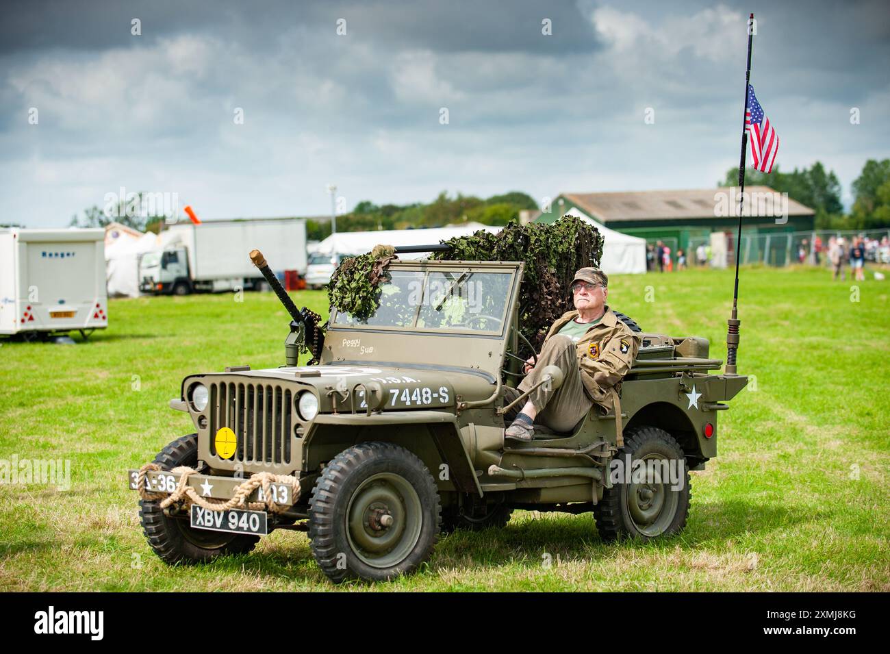 US army Willys jeep, Cumbria Steam Gathering, Flookburgh, Cumbria ...