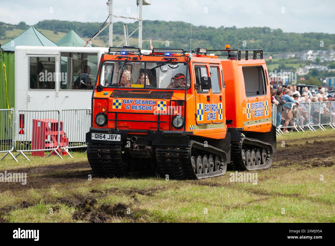 Hagglund BV206 tracked vehicle used by Bay Search and Rescue on display ...