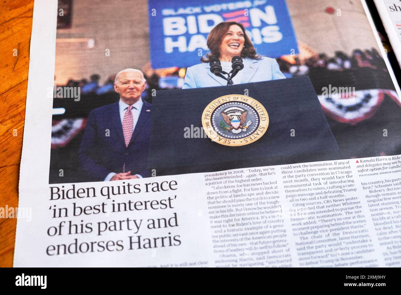 President Joe 'Biden quits race in best interest of his party and ...