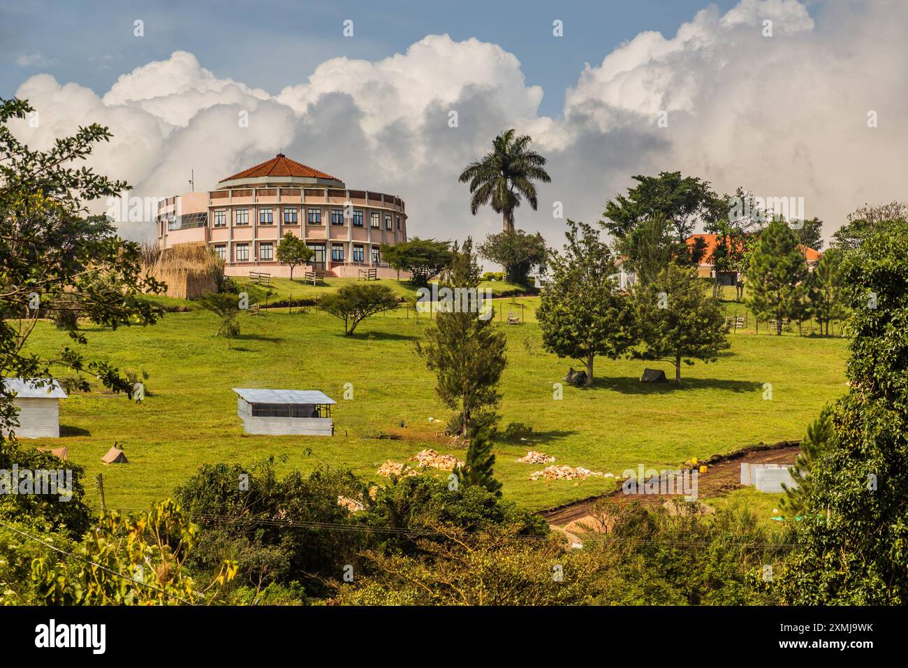 View of Tooro Kingdom Palace in Fort Portal, Uganda Stock Photo - Alamy
