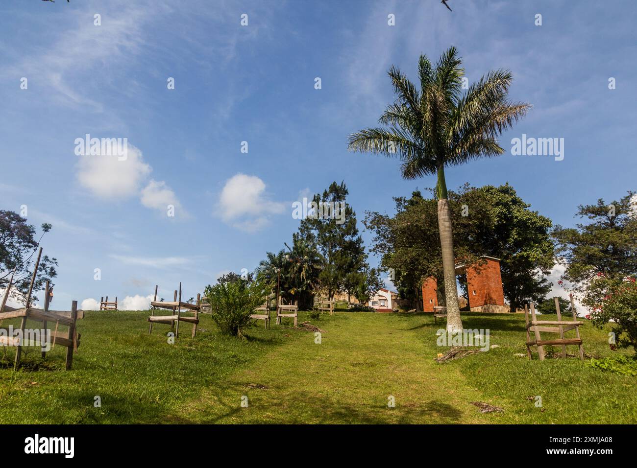 Path to Tooro Kingdom Palace in Fort Portal, Uganda Stock Photo - Alamy