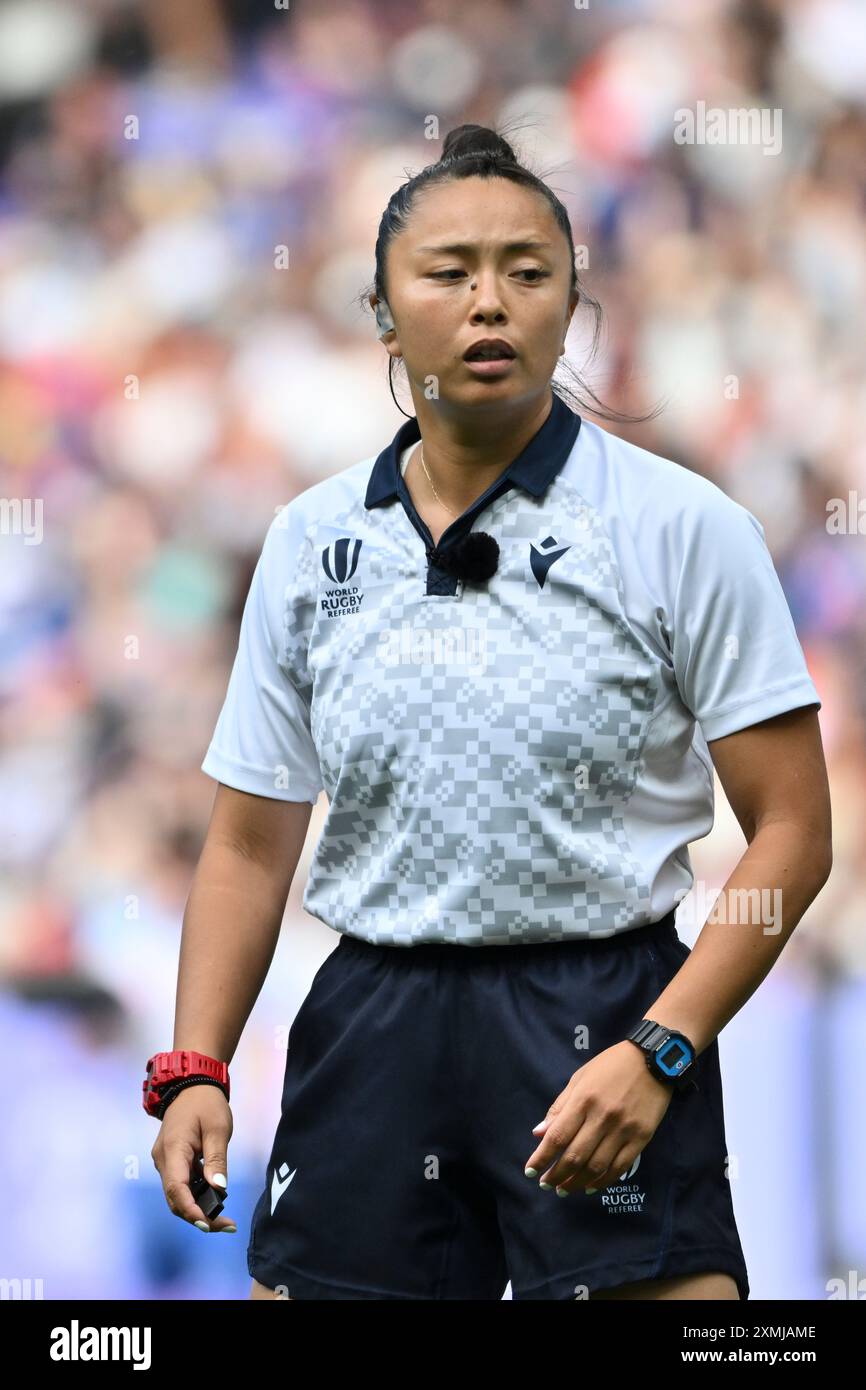 New Zeland vs China, KUWAI Ano (JPN) Referee, Rugby Sevens Women's Pool ...