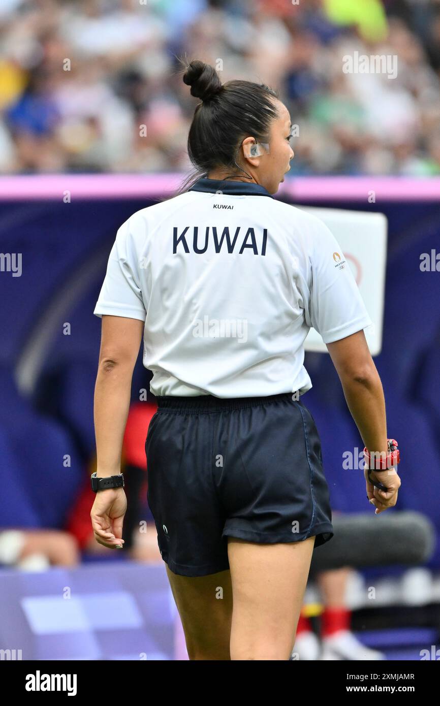 New Zeland vs China, KUWAI Ano (JPN) Referee, Rugby Sevens Women's Pool ...