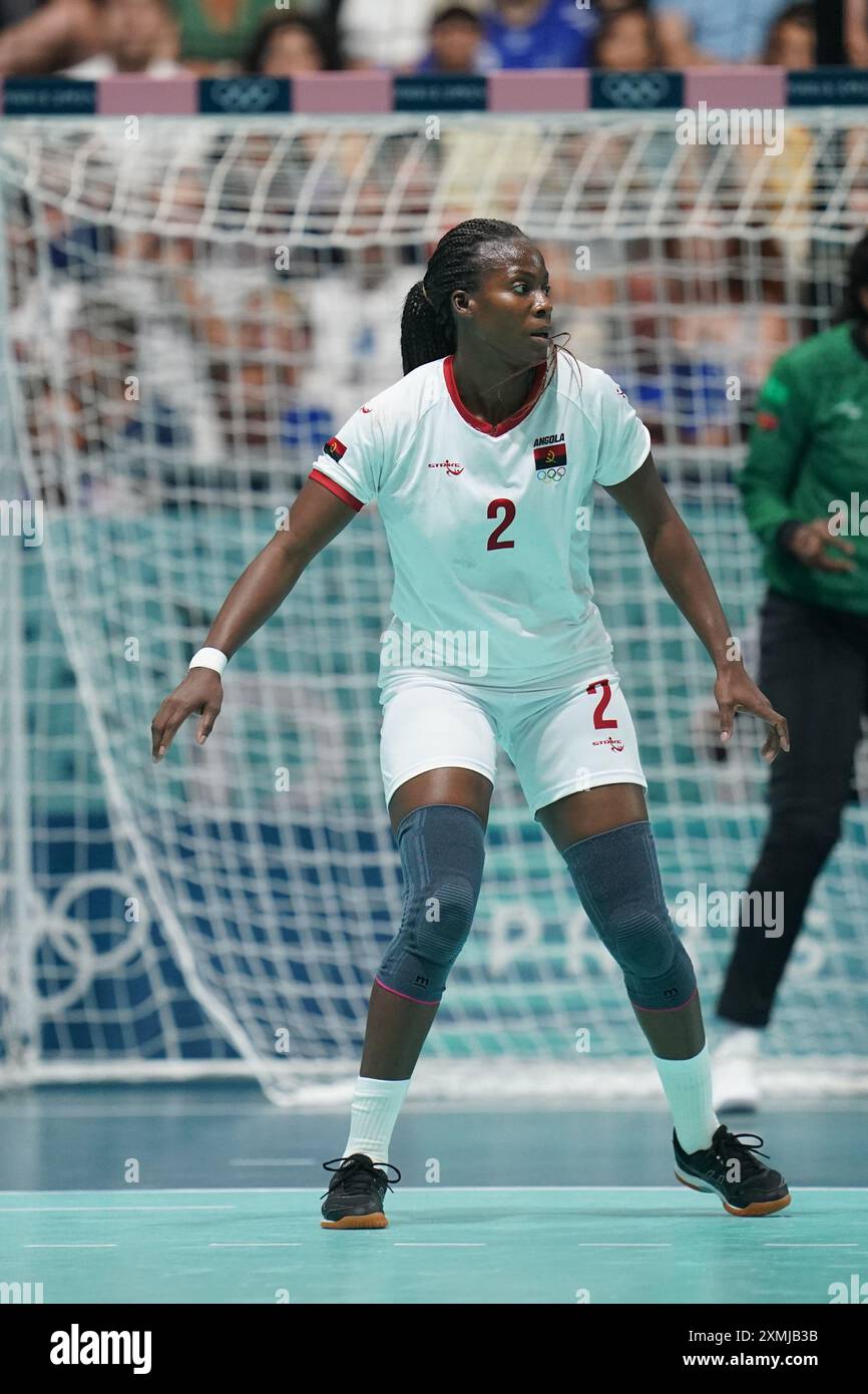 Paris, France. 28th July, 2024. PARIS, FRANCE - JULY 28: Vilma Nenganga of Angola during the ...