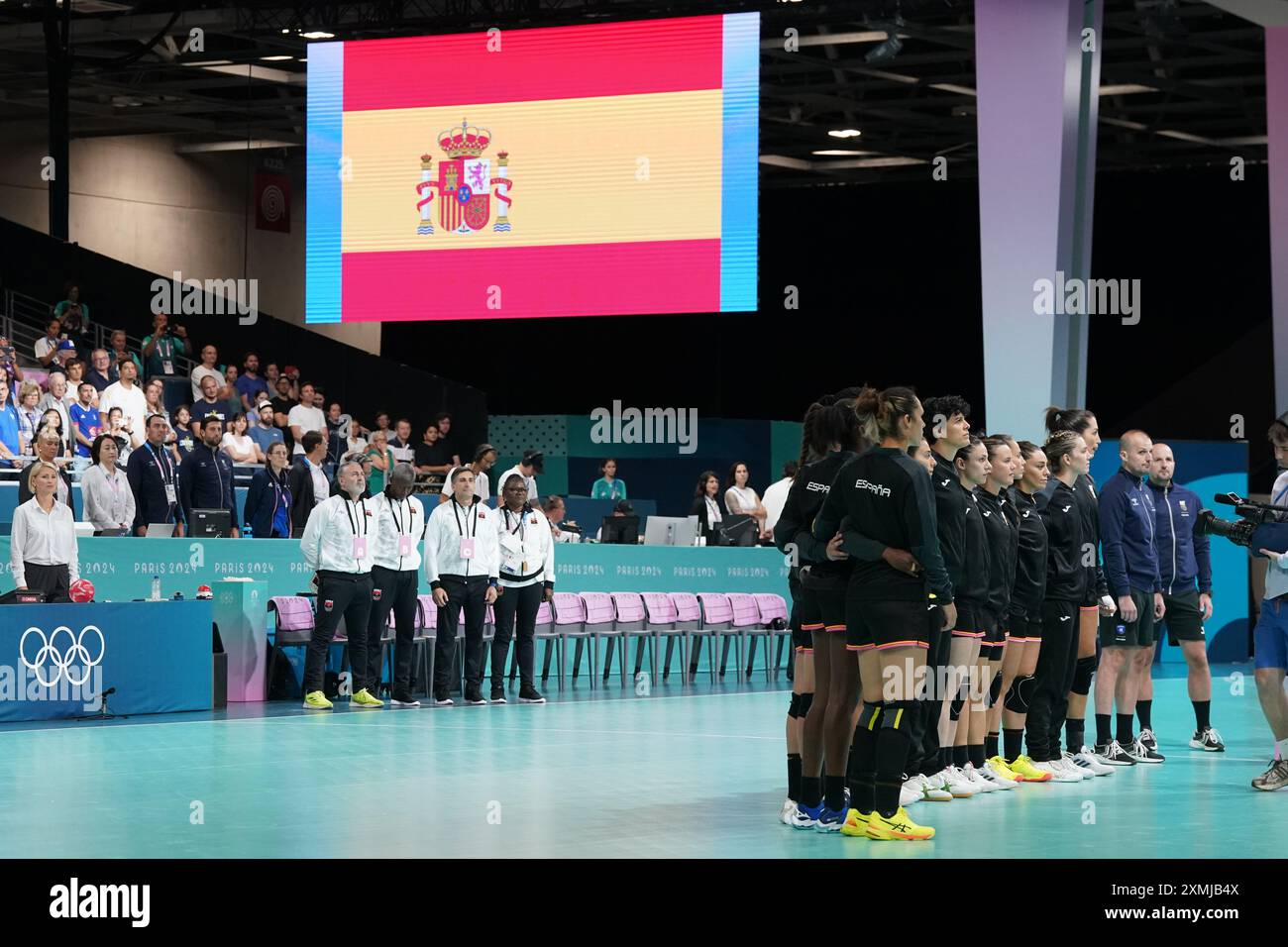 Paris, France. 28th July, 2024. PARIS, FRANCE - JULY 28: Anthem of ...