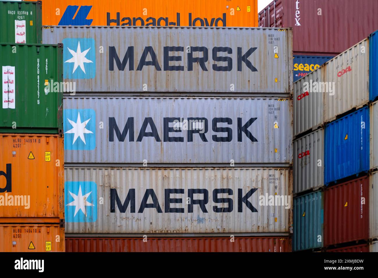 Danish Moller-Mærsk Shipping containers largest shipping and logistics ...