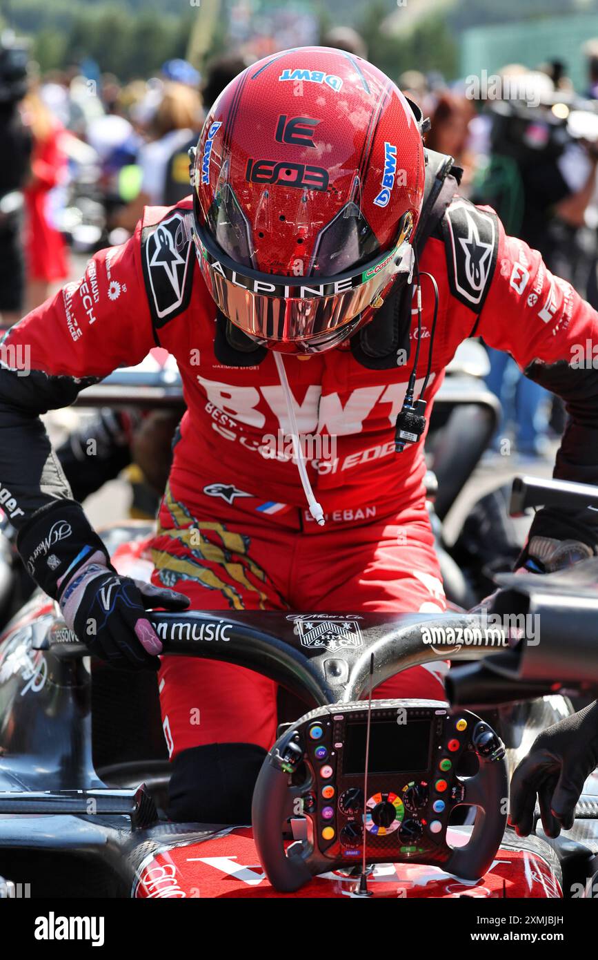 Spa Francorchamps, Belgium. 28th July, 2024. Esteban Ocon (FRA) Alpine ...