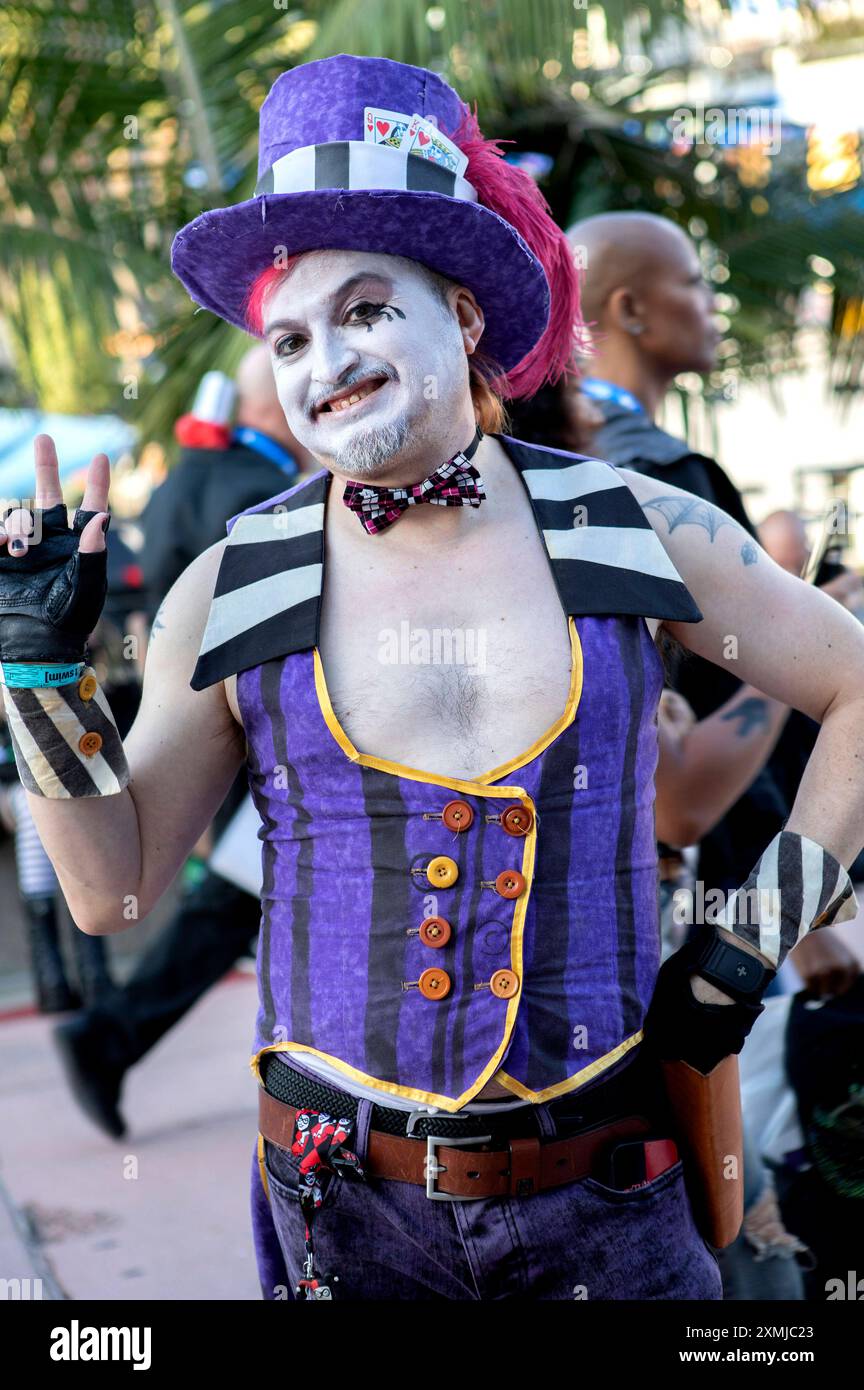 Cosplayer auf der San Diego Comic-Con International 2024 im San Diego ...