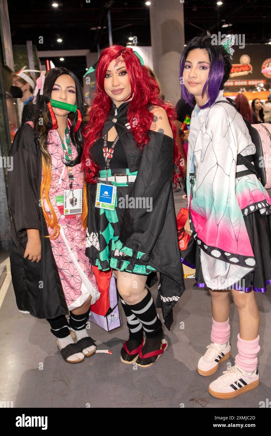 Cosplayer auf der San Diego Comic-Con International 2024 im San Diego ...