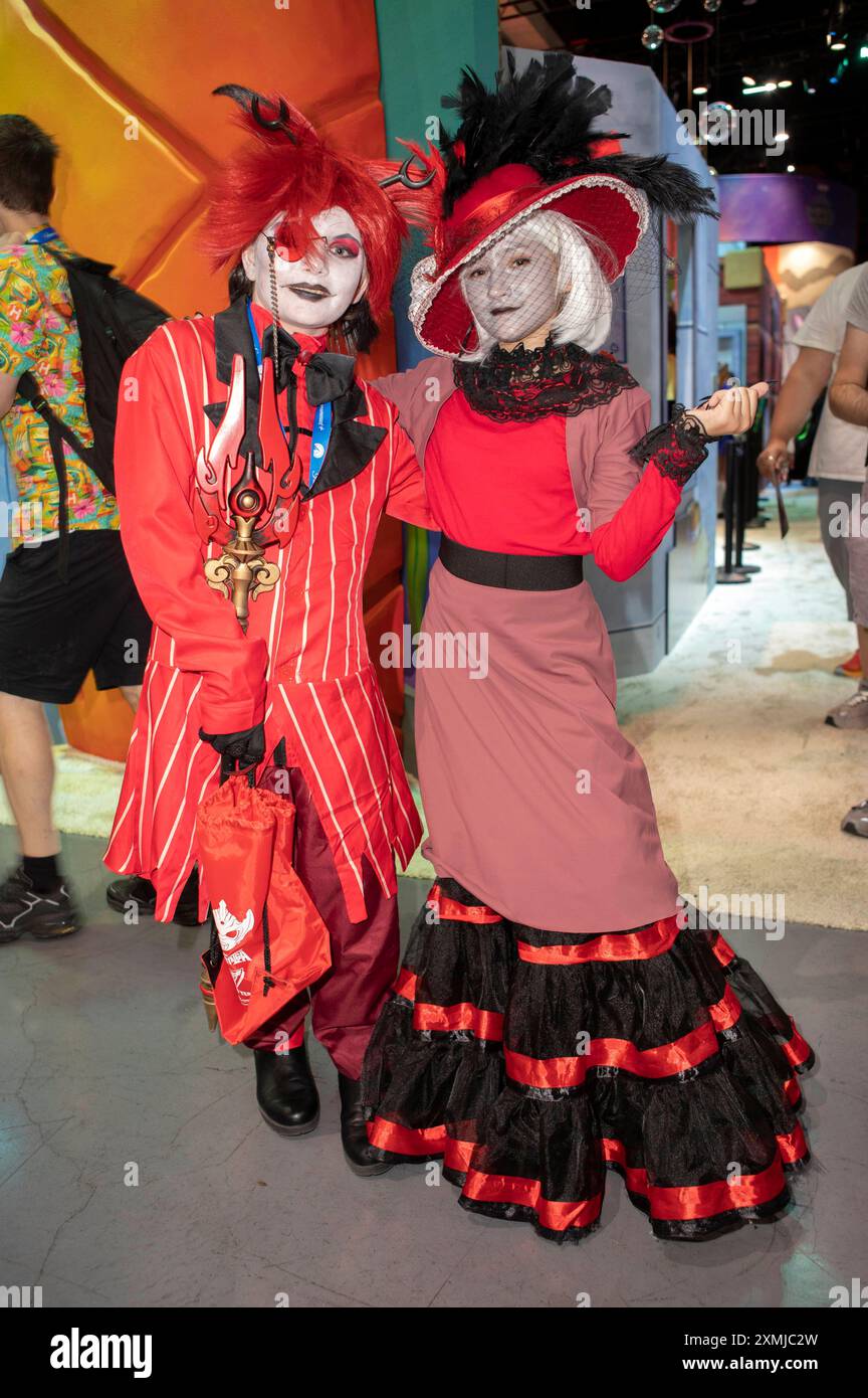 Cosplayer auf der San Diego Comic-Con International 2024 im San Diego ...