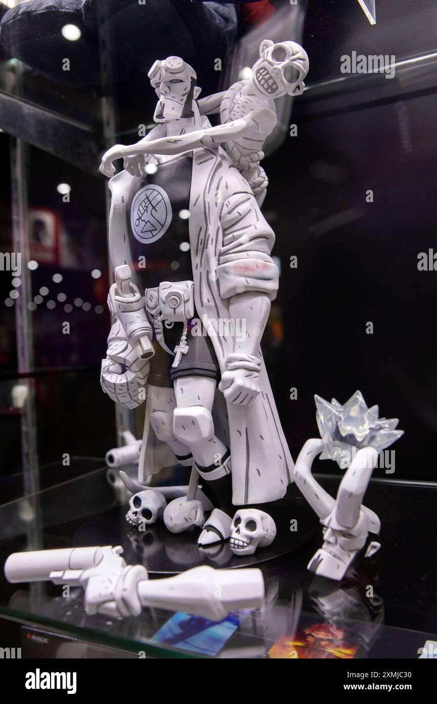 Hellboy Figur auf der San Diego Comic-Con International 2024 im San ...