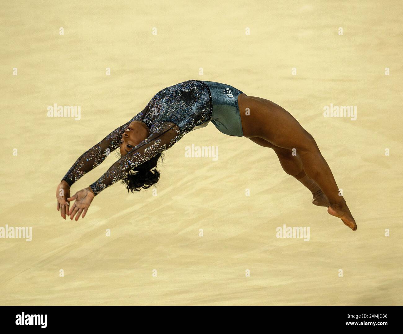 Paris, Ile de France, France. 28th July, 2024. SPO: Team USA gymnast ...