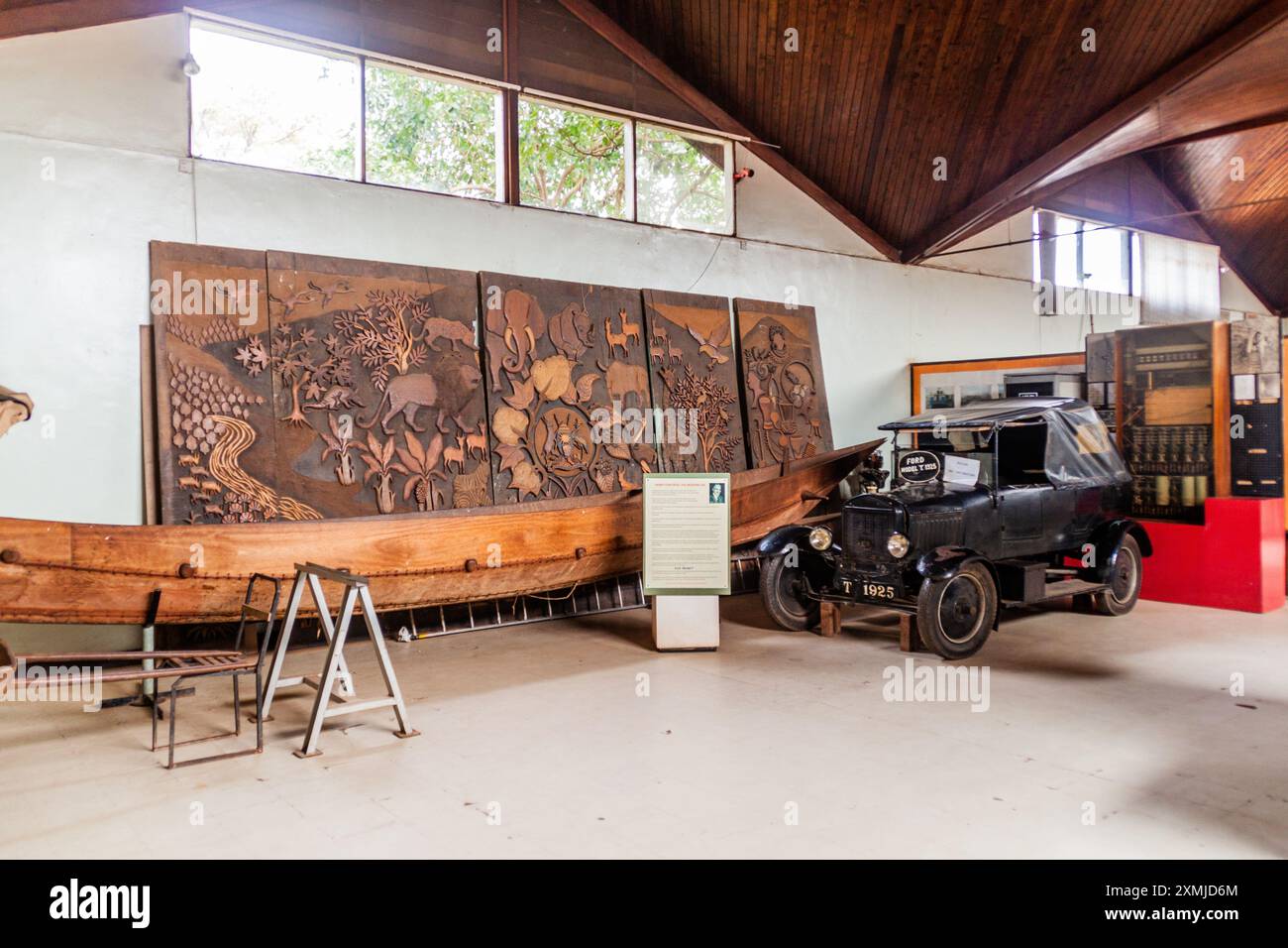 KAMPALA, UGANDA - MARCH 1, 2020: Exhibits in the Uganda Museum in ...