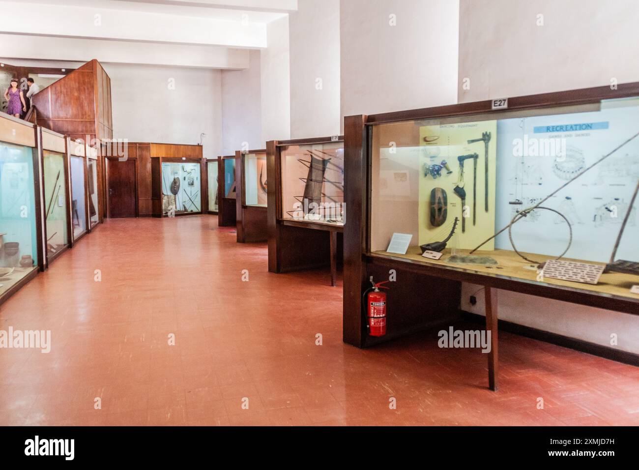 KAMPALA, UGANDA - MARCH 1, 2020: Exhibits in the Uganda Museum in ...
