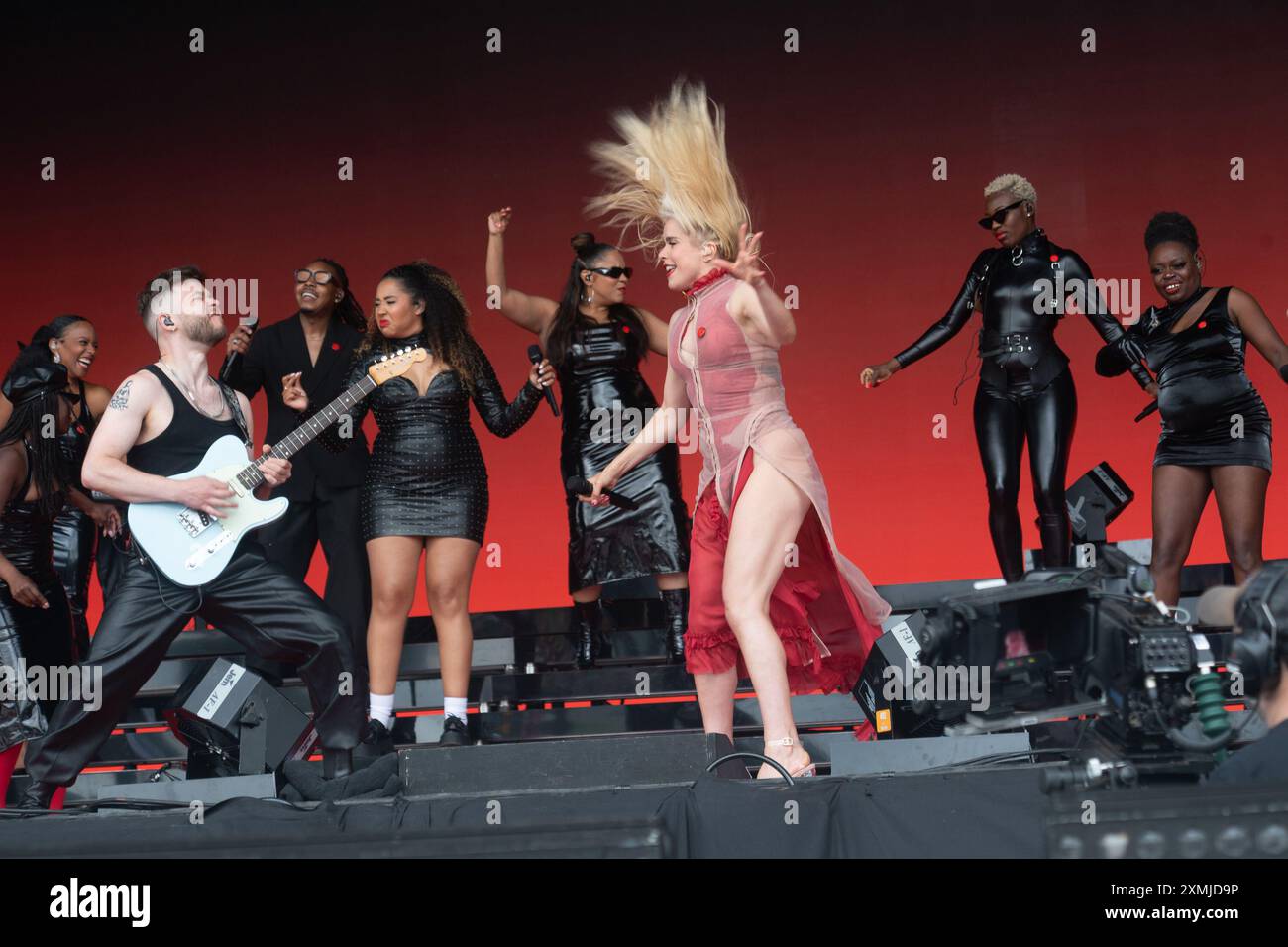 Glastonbury, UK. 30 Jun 2024. English singer-songwriter Paloma Faith ...