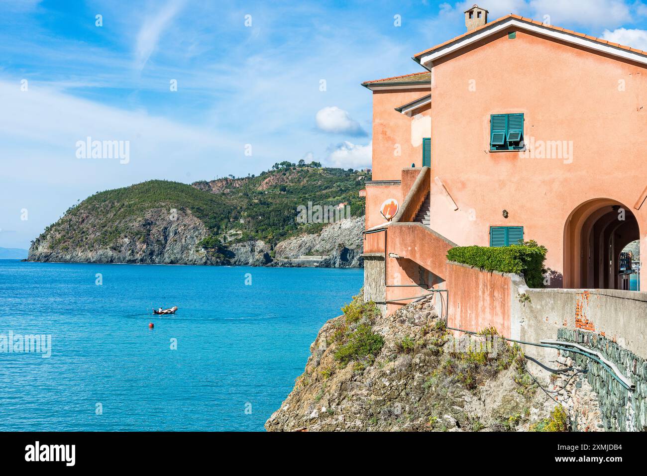 Levanto Village in Cinque Terre, Italy Stock Photo - Alamy