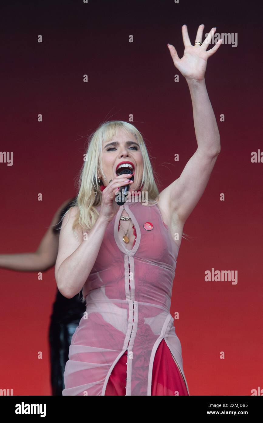 Glastonbury, UK. 30 Jun 2024. English singer-songwriter Paloma Faith ...