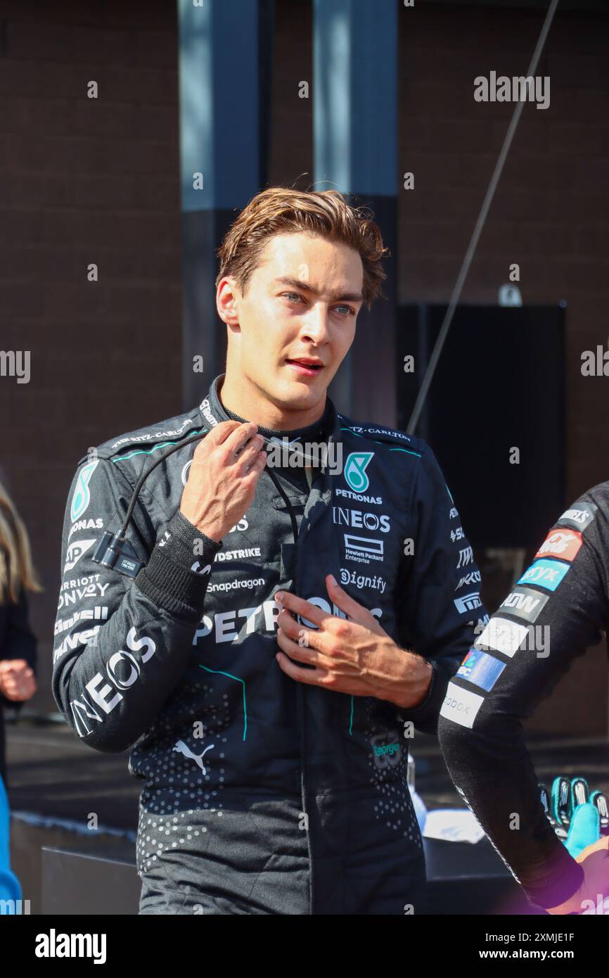 Spa, Monte Carlo, Belgium. 28th July, 2024. GEORGE RUSSELL disqualified ...