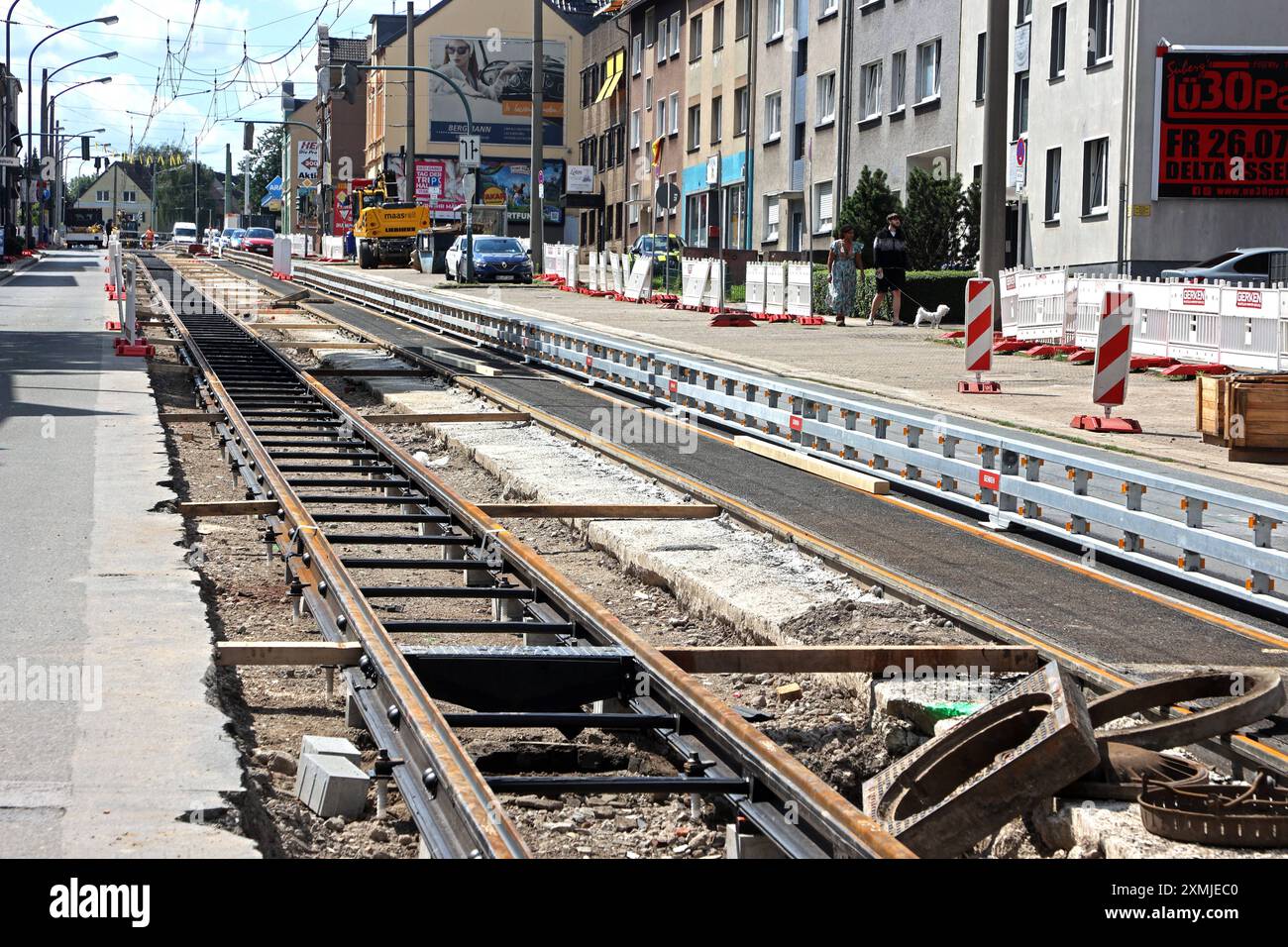 Einbau von Flüstergleisen Großbaumaßnahme zum Einbau von Flüstergleisen ...